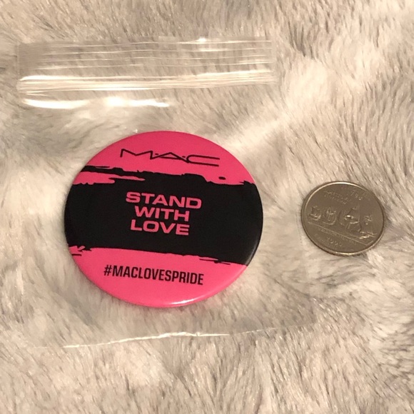 MAC Cosmetics | Accessories | Mac Stand With Love Pride Button | Poshmark
